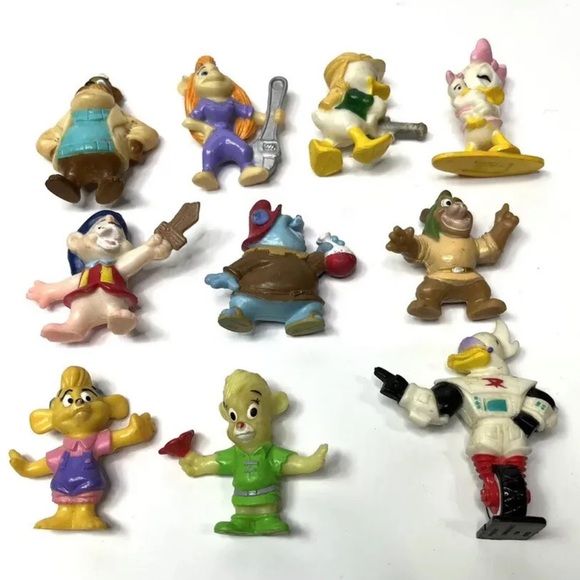 Disney | Toys | Disney Afternoon 991 1992 Kelloggs 2 Inch Figures Lot ...